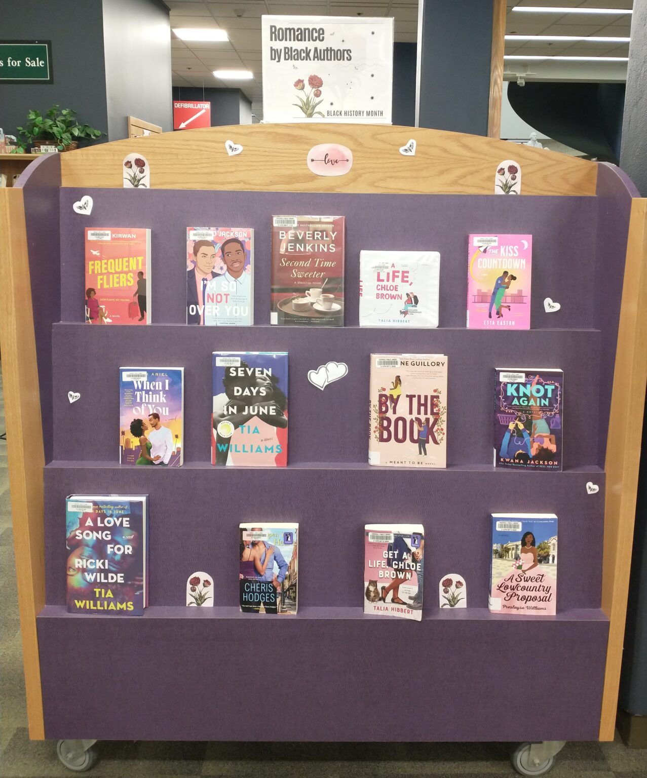 February Displays Around the Library – Haverhill Public Library